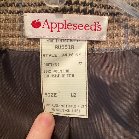 Appleseed's | Jackets & Coats | Vintage Tweed Blazer Appleseeds | Poshmark